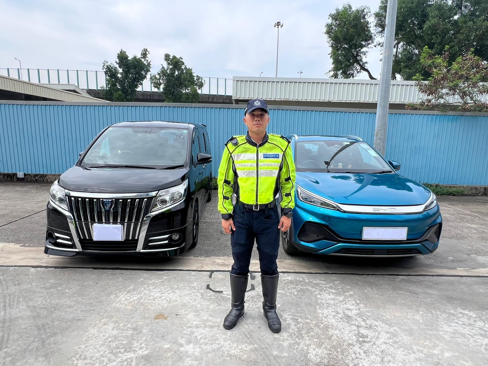 警灣仔及東區「放蛇」打擊白牌車 拘兩男司機扣查車輛 | am730